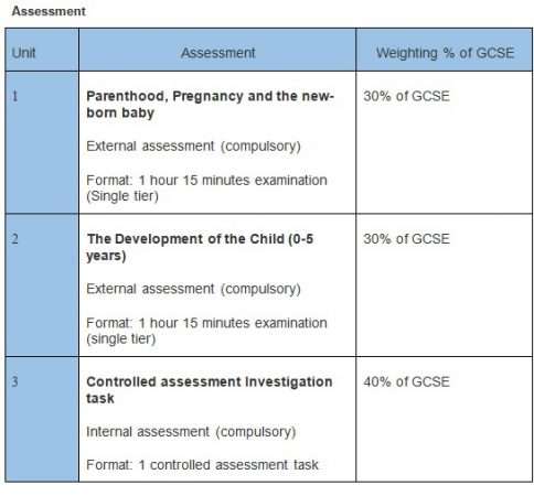 GCSE Child Development - Ballyclare Secondary School
